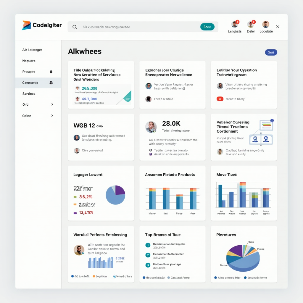 CodeIgniter Dashboard Development for Data Management